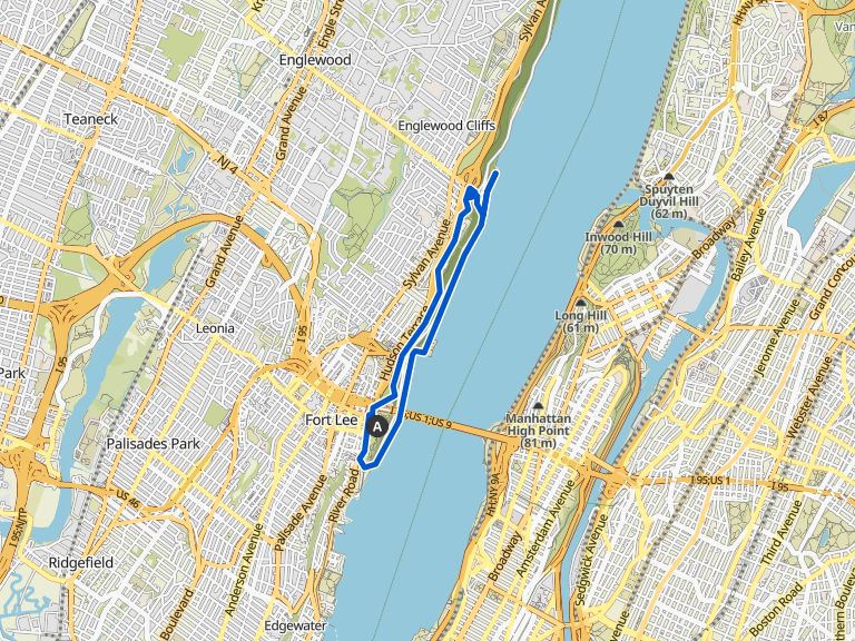 Shore Trail and Long Path loop (Edgewater Entrance to Bloomer's Beach ...